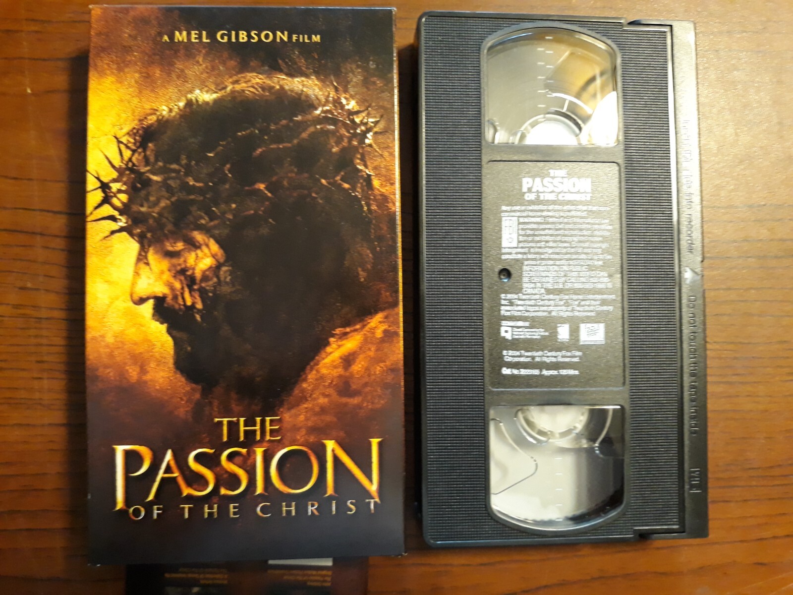 The Passion of the Christ (VHS 2004) a Mel Gibson film. Jim Caviezel, S ...
