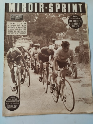 Miroir Sprint 9/06/1952; critérium du Dauphiné; Jena Le Guilly-Jean ...