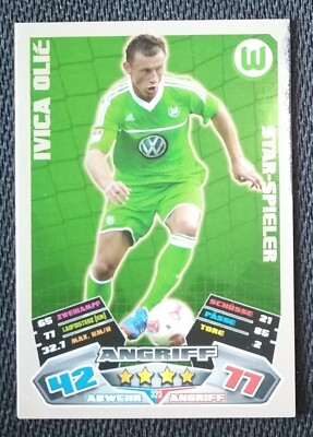 TOPPS Ivica Olic Wolfsburg Starspieler BL 2012/13 Match Attax Trading ...