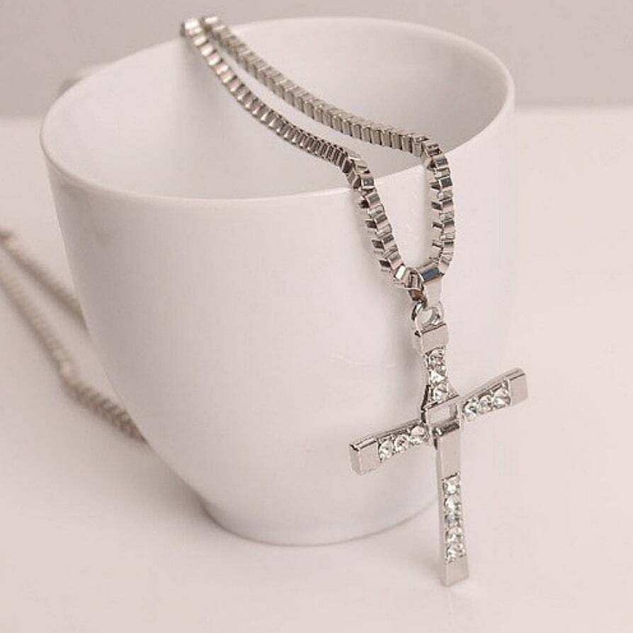 Fast and Furious Movie Dominic Toretto's Cross CZ Necklace (Pendant ...