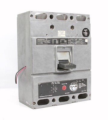 Westinghouse Circuit Breaker HLC3600F + 255P174H04B LC600 3 Pole 600A ...