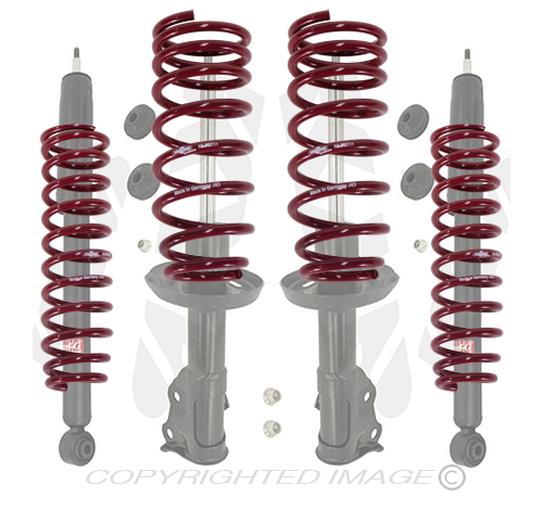 KYB STRUTS SHOCKS & VOGTLAND German Lowering Springs for Honda HRV HR-V ...