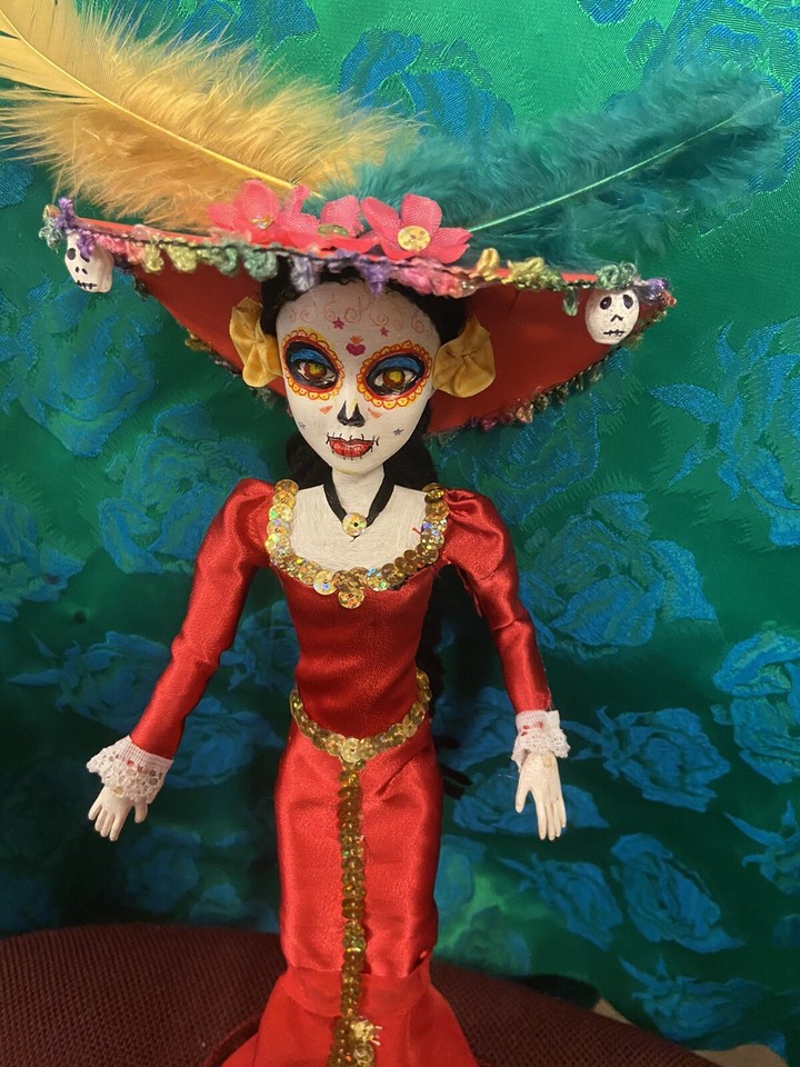 OOAK La Muerte Death Doll The Book Of Life - Handmade Collector Custom ...