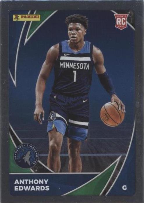 2020-21 Panini Sticker & Card Collection - Anthony Edwards #81 Silver ...