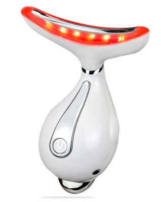 LED Light Therapy Device Electric Facial Neck Eye Lift Massage Kit Lt ...