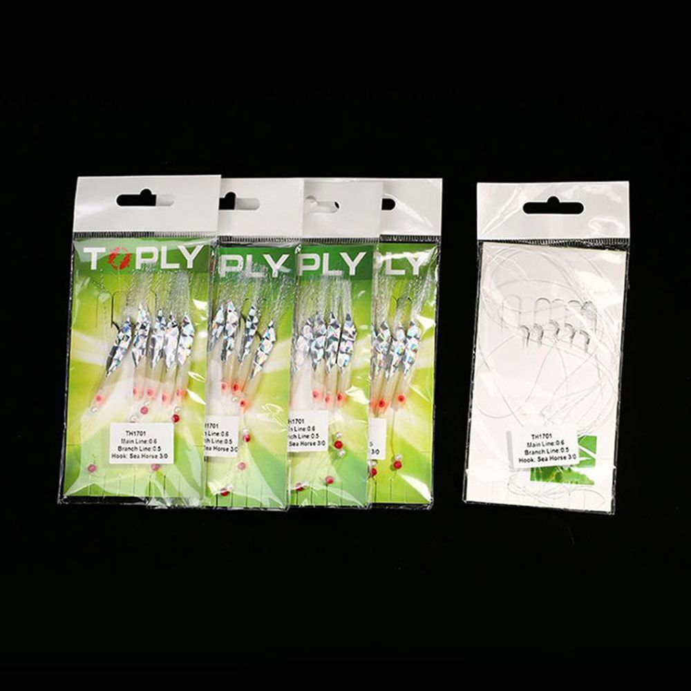 Sharp Barb Luminous Fishing Hook Treble Bait Fishing Tackle Durable ...