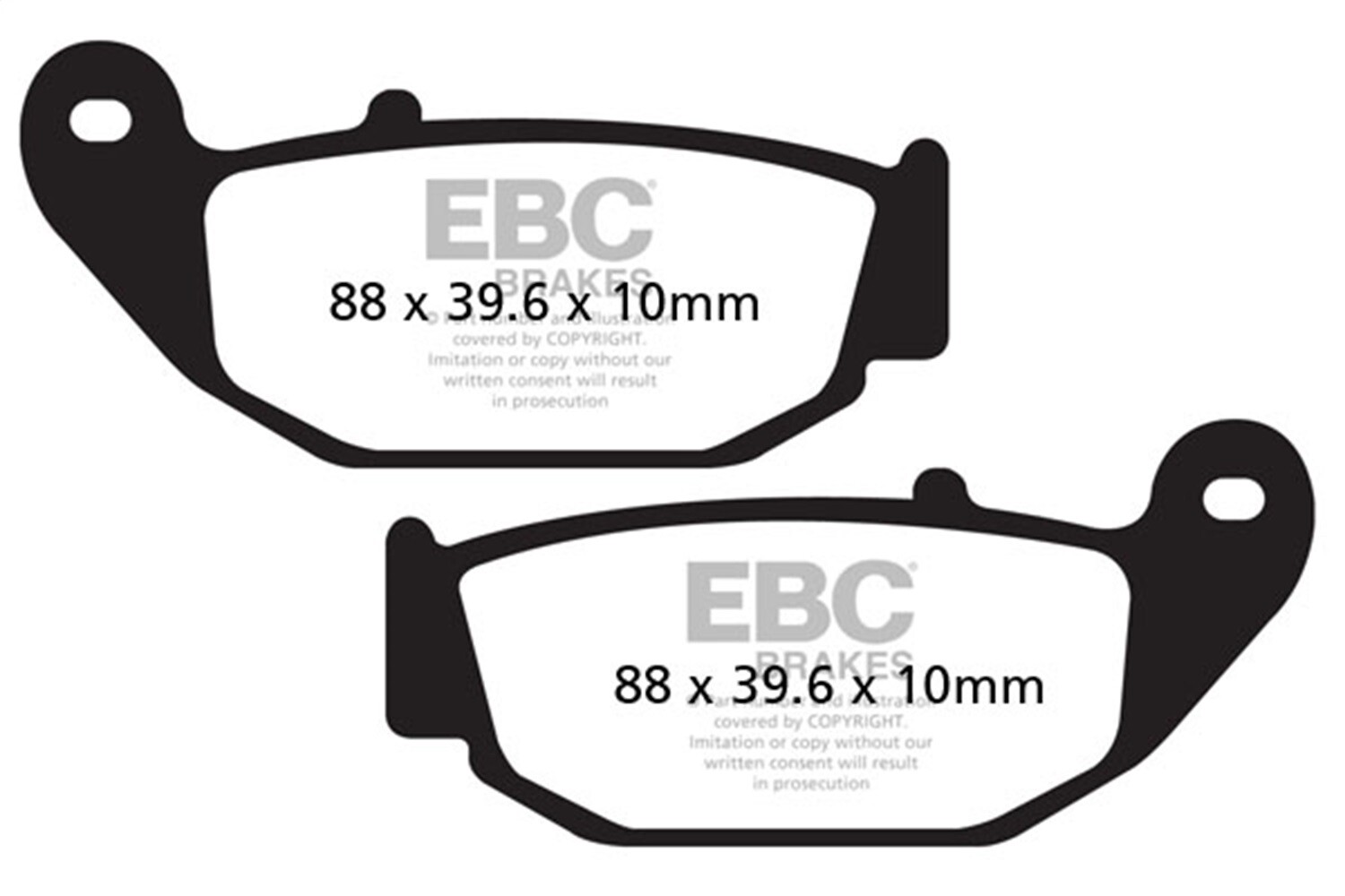 EBC Motorcycle Brakes FA629 Organic FA Series Pads Fits 11-14 CBR125R Grom 125 | eBay