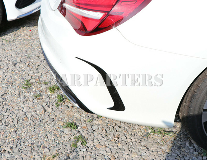 For Benz CLA C117 W117 CLA45 AMG Black Rear Bumper Spoiler Air Vent ...