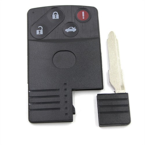4 Buttons Smart Card Remote Key Shell Cover Fit for MAZDA 5 6 CX-7 CX-9 ...