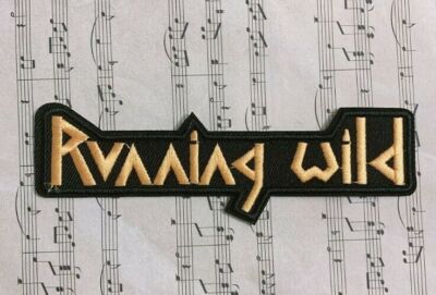 Running Wild Rock Band Sew or Iron on Patch NEW 1934 | eBay