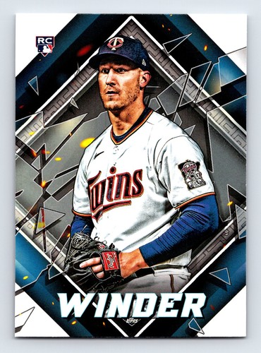 2022 TOPPS FIRE RC Josh Winder #199 Baseball Rookie Minnesota Twins RC ...