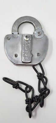 Vintage Adlake C R I & P Railroad Lock With Chain No Key | eBay