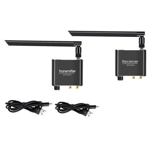 1X(2,4G Audio Adapter TX & RX 50M Lan Audio Extender Splitter D1H1)1253 ...