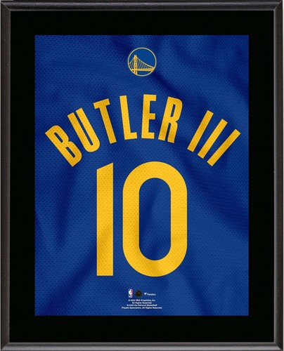 Jimmy Butler Golden State Warriors 10.5" x 13" Jersey Number Player ...