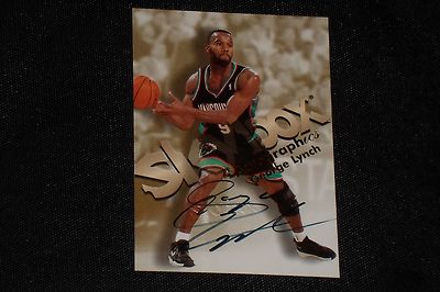GEORGE LYNCH 1998-99 SKYBOX AUTOGRAPHICS CERTIFIED AUTOGRAPHED CARD ...