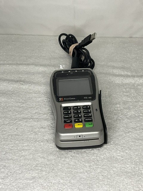 First Data FD40 Credit Card Machine Reader Pin Pad Works W/ Clover for ...