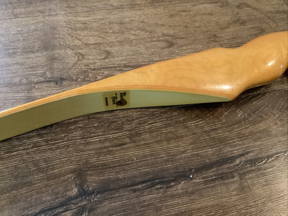 Vintage Black Hawk Warrior Recurve Bow 1165 W-1164 31# @ 28" 66 LH Free ...