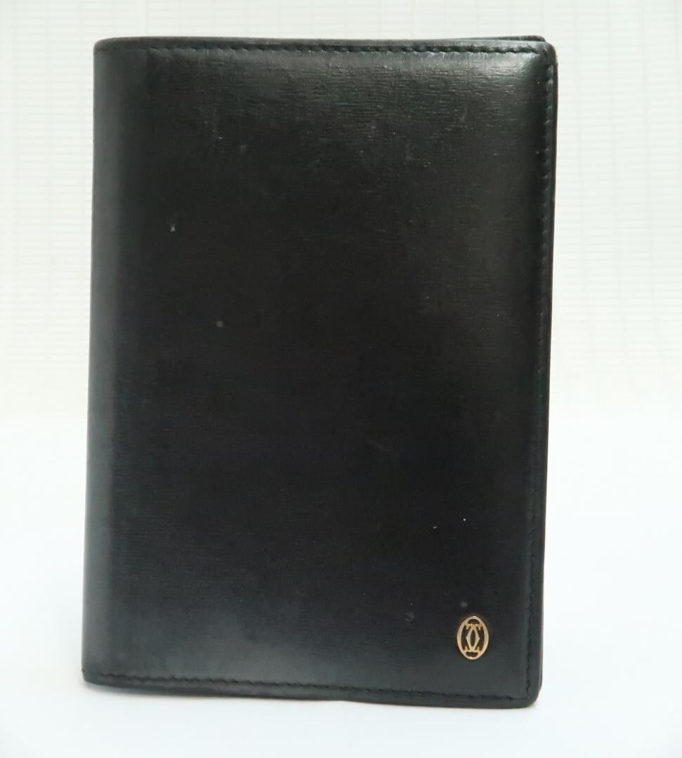 Pasha de Cartier Leather Notebook Cover Stationery Bl… - Gem