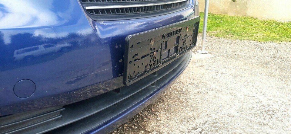 Universal Euro License Plate Tag Holder Mount Adapter Bumper Frame ...