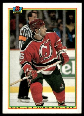 1990-91 Bowman #83 John MacLean New Jersey Devils | eBay