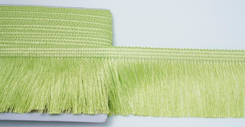 2Y 4 IN Silky Feather Fringe Trimming Braid Wedding Embellish Lace ...