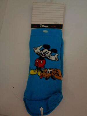 Disney Mickey Mouse Pluto Blue Slipper Socks size 5-6 ages 1-2 | eBay