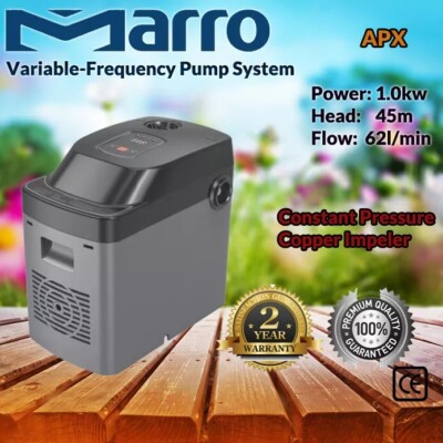 MARRO APX BOOSTER CONSTANT PRESSURE PUMP - VARIABLE SPEED COPPER ...