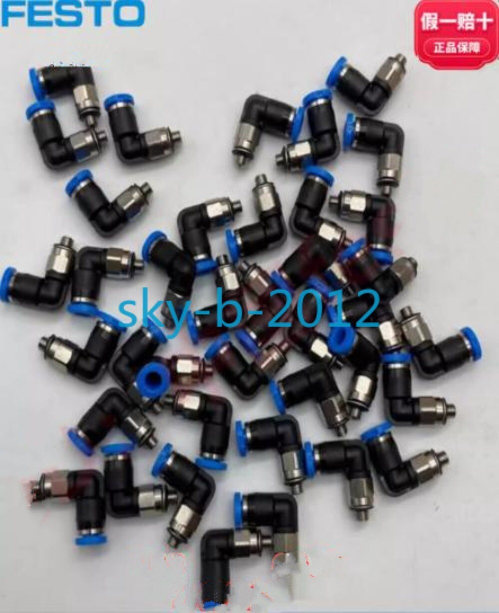 3 PCS NEW IN BOX Festo QSML-M3-3 153330 L-type quick insertion threaded ...