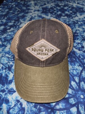 *SQUAW PEAK ARIZONA* GOLF HAT CAP *MESH SNAPBACKOURAY SPORTSWEAR* | eBay