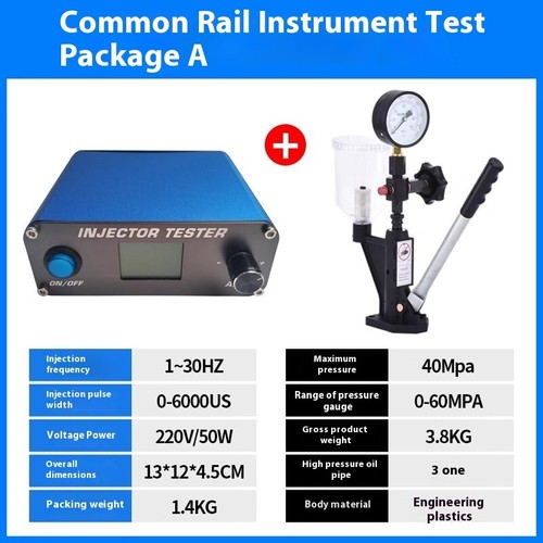 CR-C Multifunction Diesel Common Rail Injector Tester Kits+S60H Fuel ...