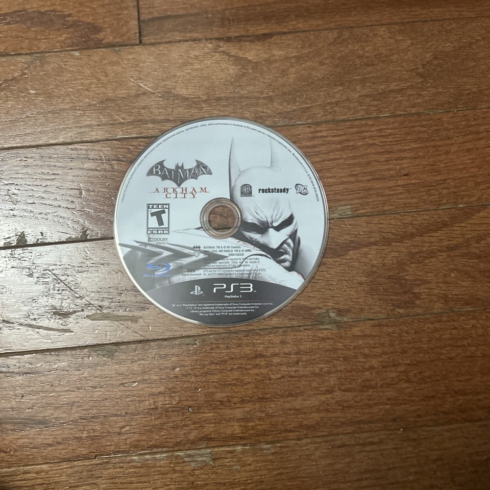 2011 Batman Arkham City PS3 Video Game Sony PlayStation 3 Complete CIB ...