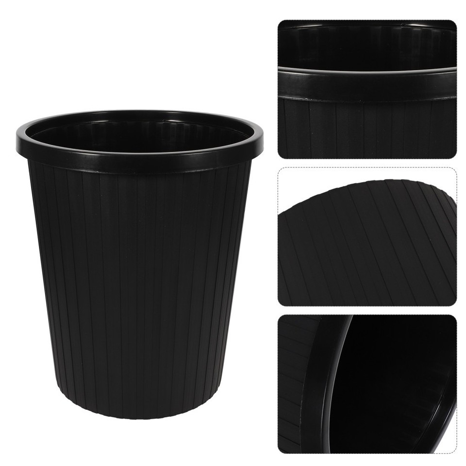 Slim Garbage Can Mini Plastic Wastebasket Small Office Trash Cans ...