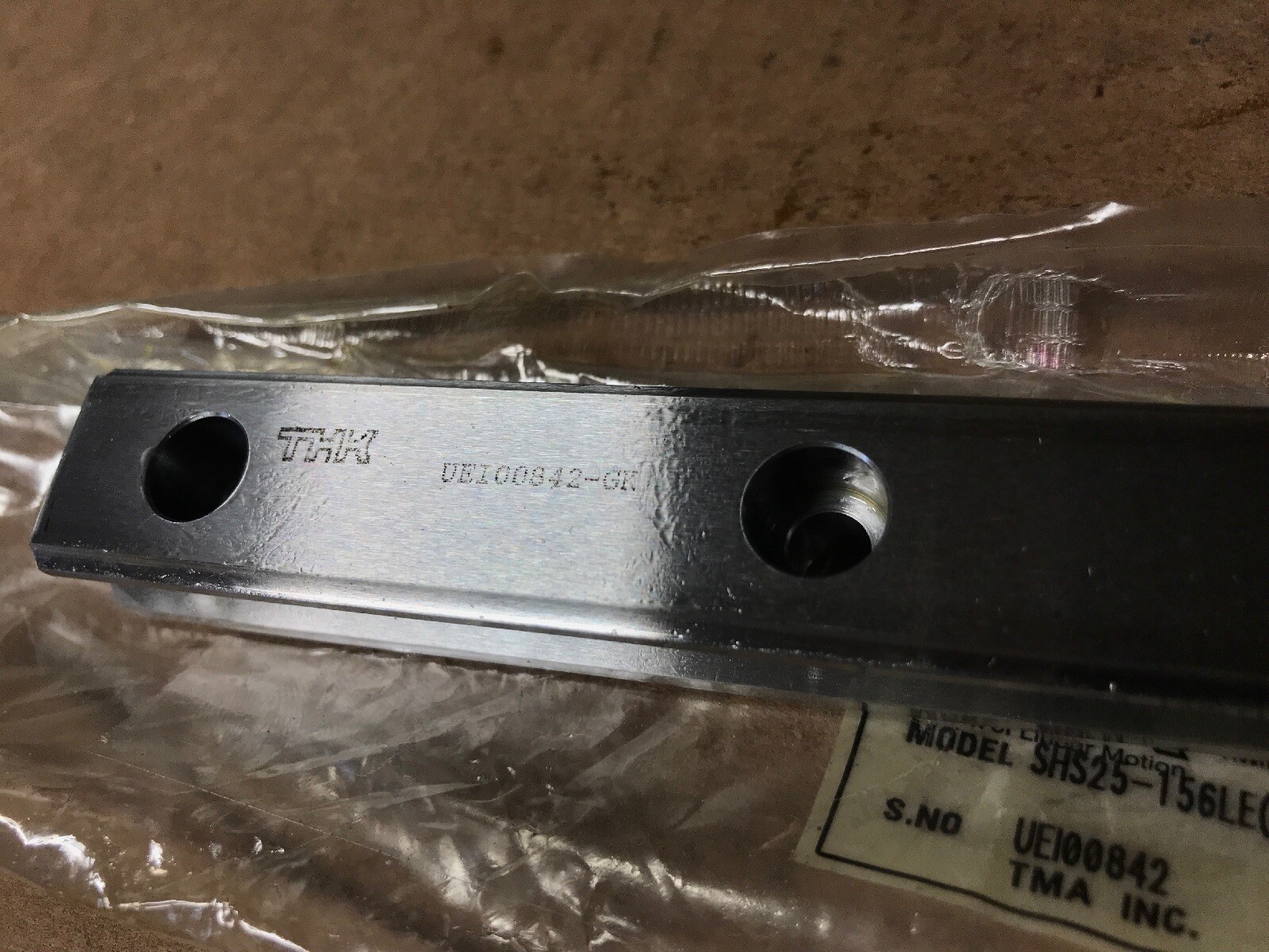 NEW THK SHS25-156LE (GK) 6” Linear LM Guide Bearing Rail NSK SHS25 ...