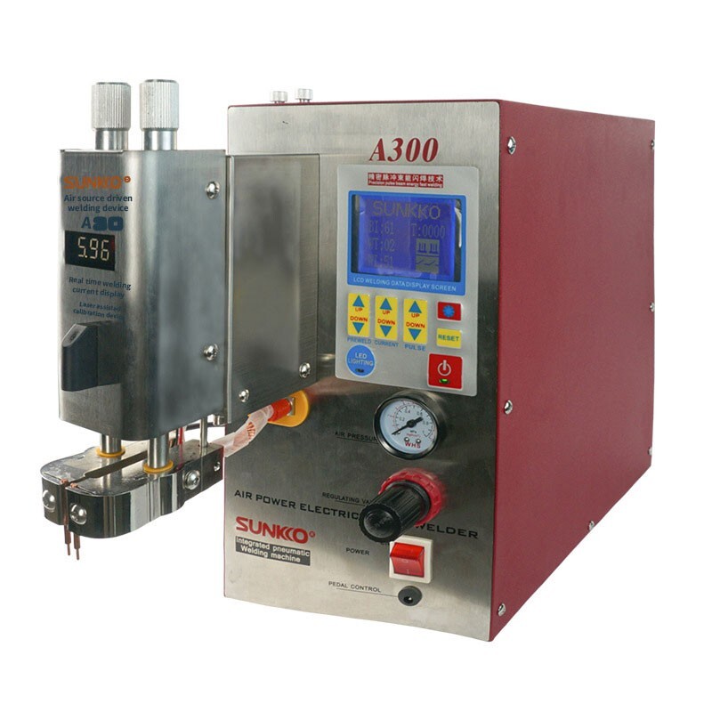 SUNKKO A300 Air Power Spot Welder Pneumatic Welding Machine with 73B Welding Pen | eBay