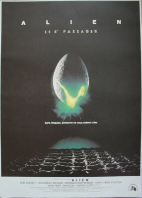 ALIEN LE 8ème Passager Affiche Cinema ROULEE 55x40 Movie Poster R 90 ...
