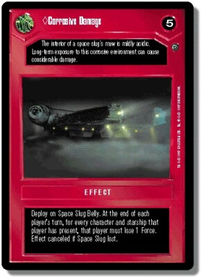 4x Corrosive Damage - Rare Moderate Play Dagobah - Limited - BB | eBay