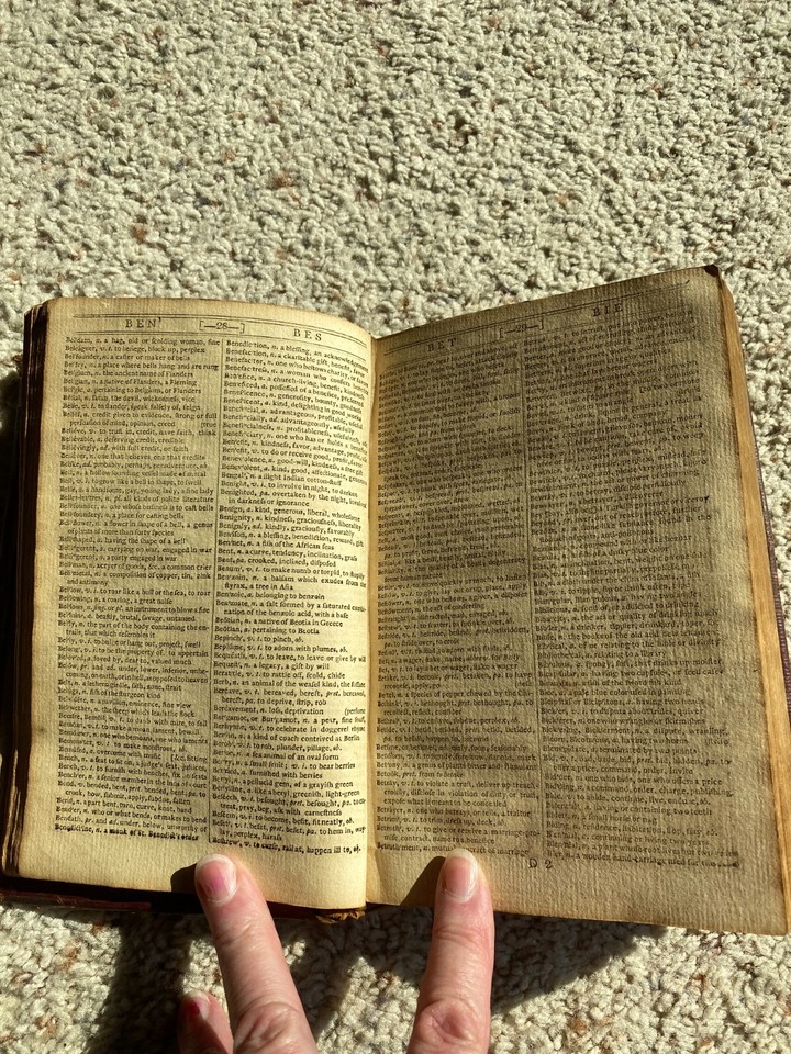 A Compendious Dictionary of the English Language by Noah Webster. 1806 ...