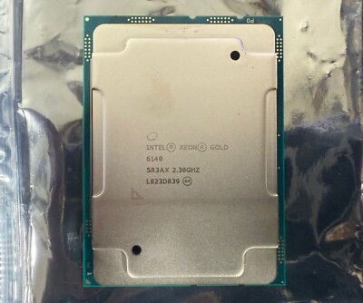 Intel CD8067303405200 Xeon Gold 6140 2.30 GHz Eighteen-Core 140W ...