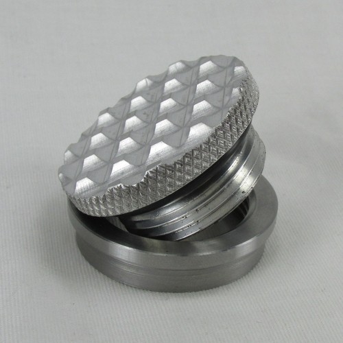 Motorcycle Machined Aluminum Gas Fuel Tank Cap STEEL Bung Chopper ...