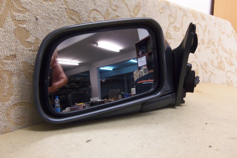 NOS MITSUBISHI DODGE GALANT Eterna E31 E32 E33 E34 E35 LH GREY MIRROR # MB780879 | eBay