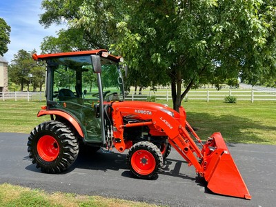 Tractors - 4X4 Compact Tractor Loader Backhoe