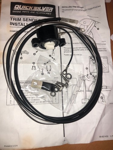 Analog Trim Sender Kit for Mercury Mariner Outboard Engines 8M0098264 ...