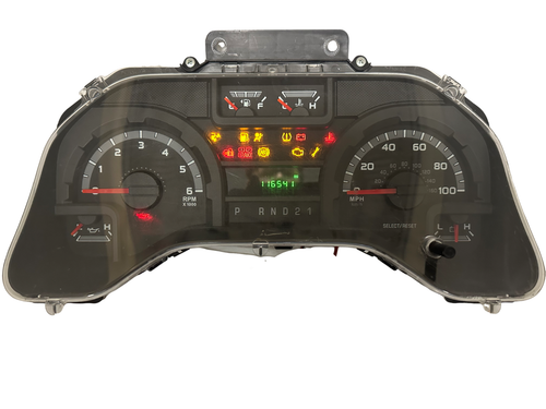 Speedometer Instrument Cluster 09 Ford E150/E250/E350 Van Gauges 116,541 Miles | eBay