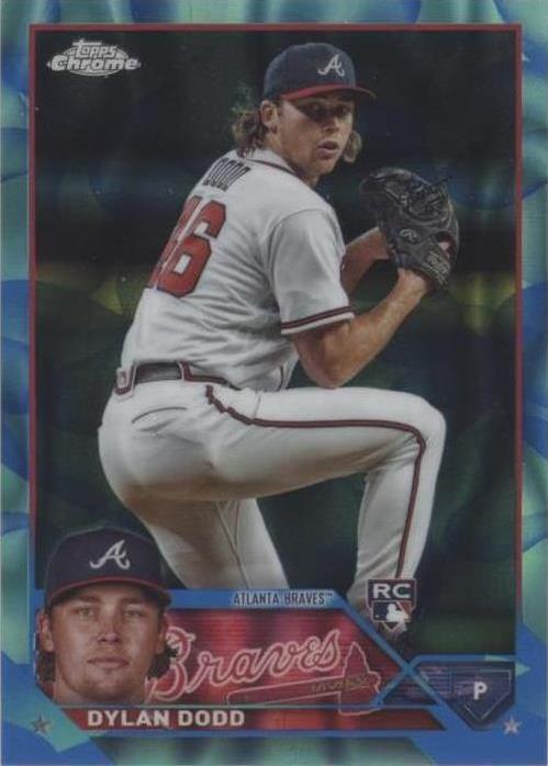 2023 Topps Chrome Update Series - Dylan Dodd #USC210 Aqua & Blue Lava ...