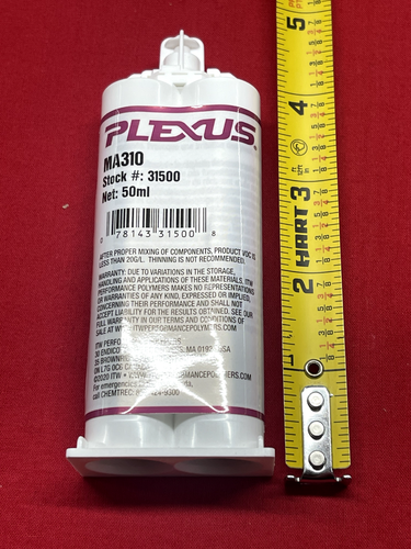 Plexus MA310 All Purpose Methacrylate Ahesive Cartridge - 1.7 oz for ...