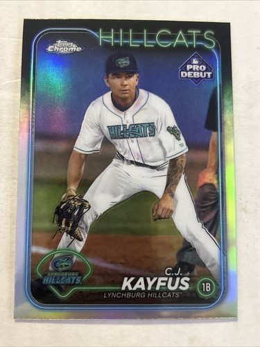 2024 Topps Pro Debut Chrome CJ Kayfus #PDC-15 | eBay