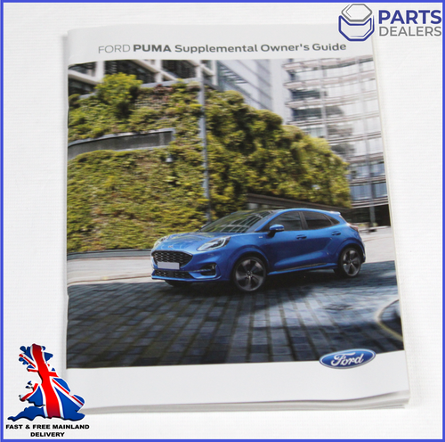 GENUINE FORD PUMA 2019-2022 SUPPLEMENTAL OWNER'S GUIDE HANDBOOK BOOK ...
