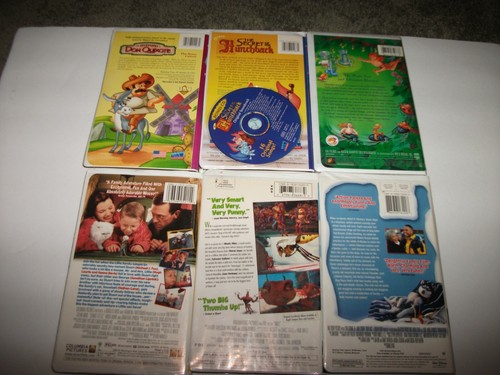 Lot of 6 VHS Tapes Children's Family Movies | eBay