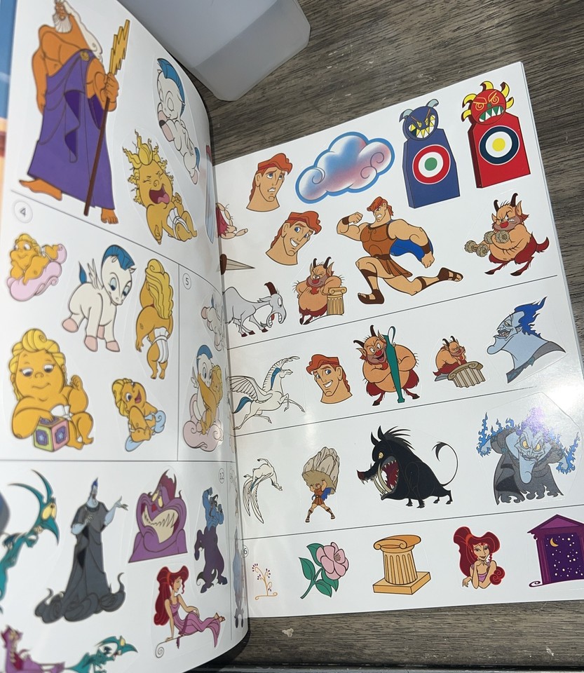 DISNEY STICKER BOOK TREASURY 350 Stickers 6 Books In 1 Disney Stories ...