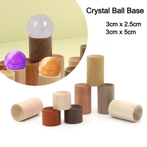Wooden Crystal Ball Base Crystal Ball Display Stand Home Decoration | eBay